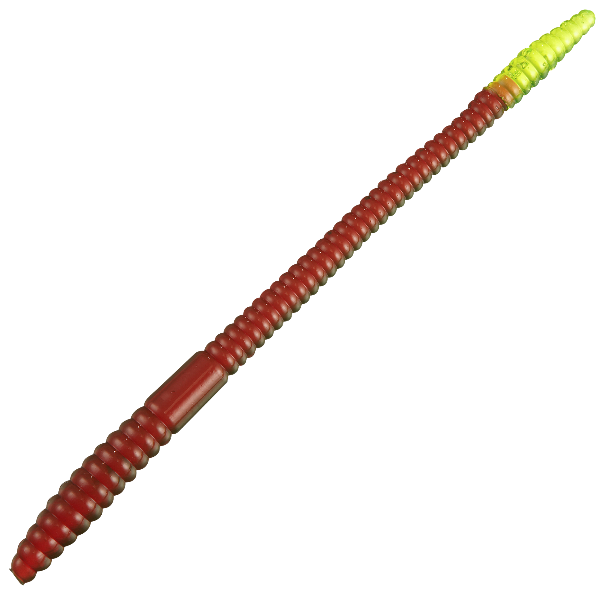Zoom Finesse Worm - Motor Oil Chartreuse Tail | BoondockGear.com